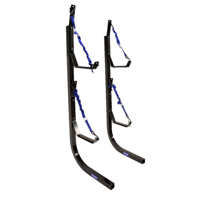 Dock Sides Vertical Kayak Rack for storing your kayak next to your dock.